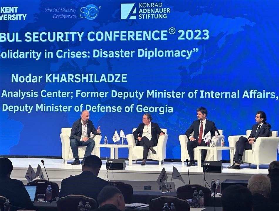 GSAC founder Nodar Kharshiladze at the 2023 Istambul Security ...